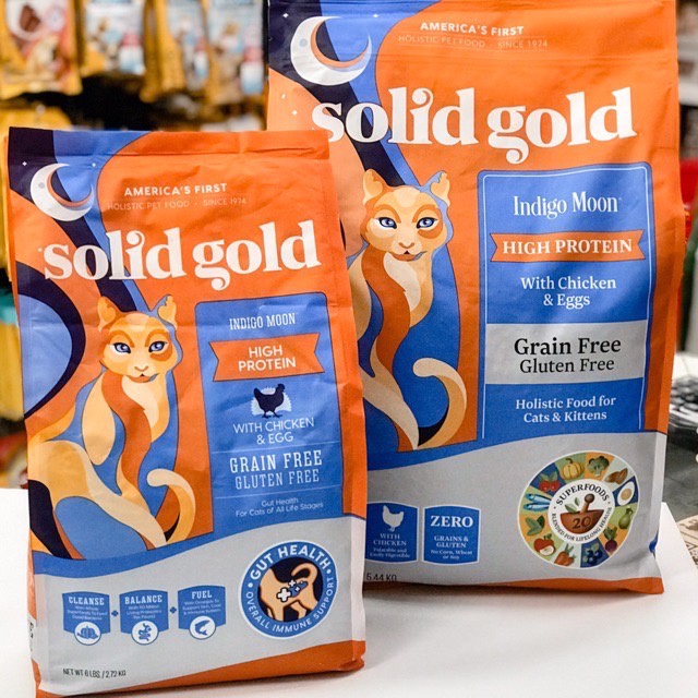 ล็อตใหม่ l Solid Gold Indigo Moon 5.44 Kg อาหารแมว สำหรับแมว 3 เดือนขึ้นไป โปรตีนสูง ช่วยเสริม ...