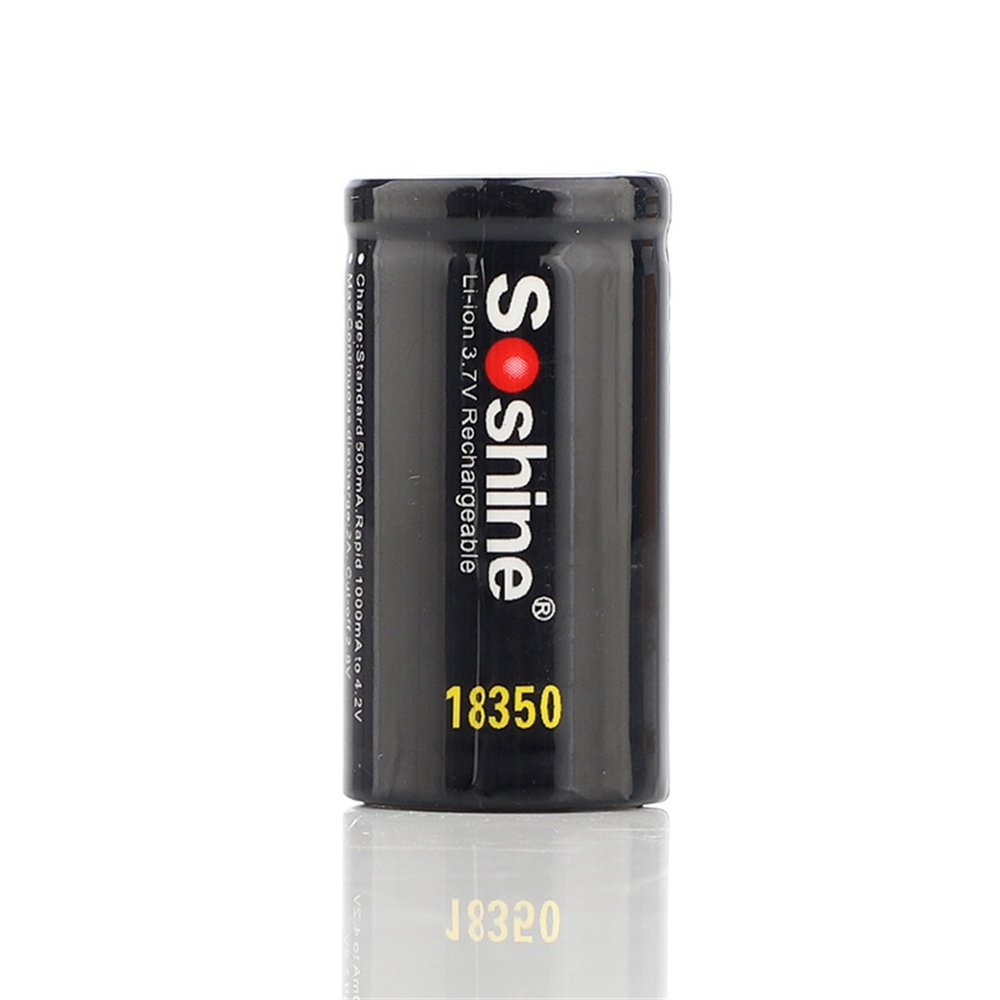 แบตเตอรี่ชาร์จOriginal 18350 Rechargeable Battery 3.7V 1000mAh Li-ion ...