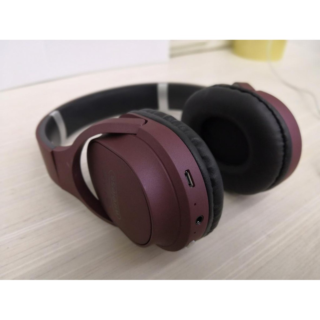 หูฟังแบบครอบหู บลูทูธ ไร้สาย รุ่น P-UA39 Bluetooth Stereo Headset FM ...