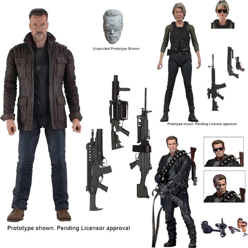 NECA Terminator T800 Dark Fate Sarah Connor VC Action Figure Toy Doll ...