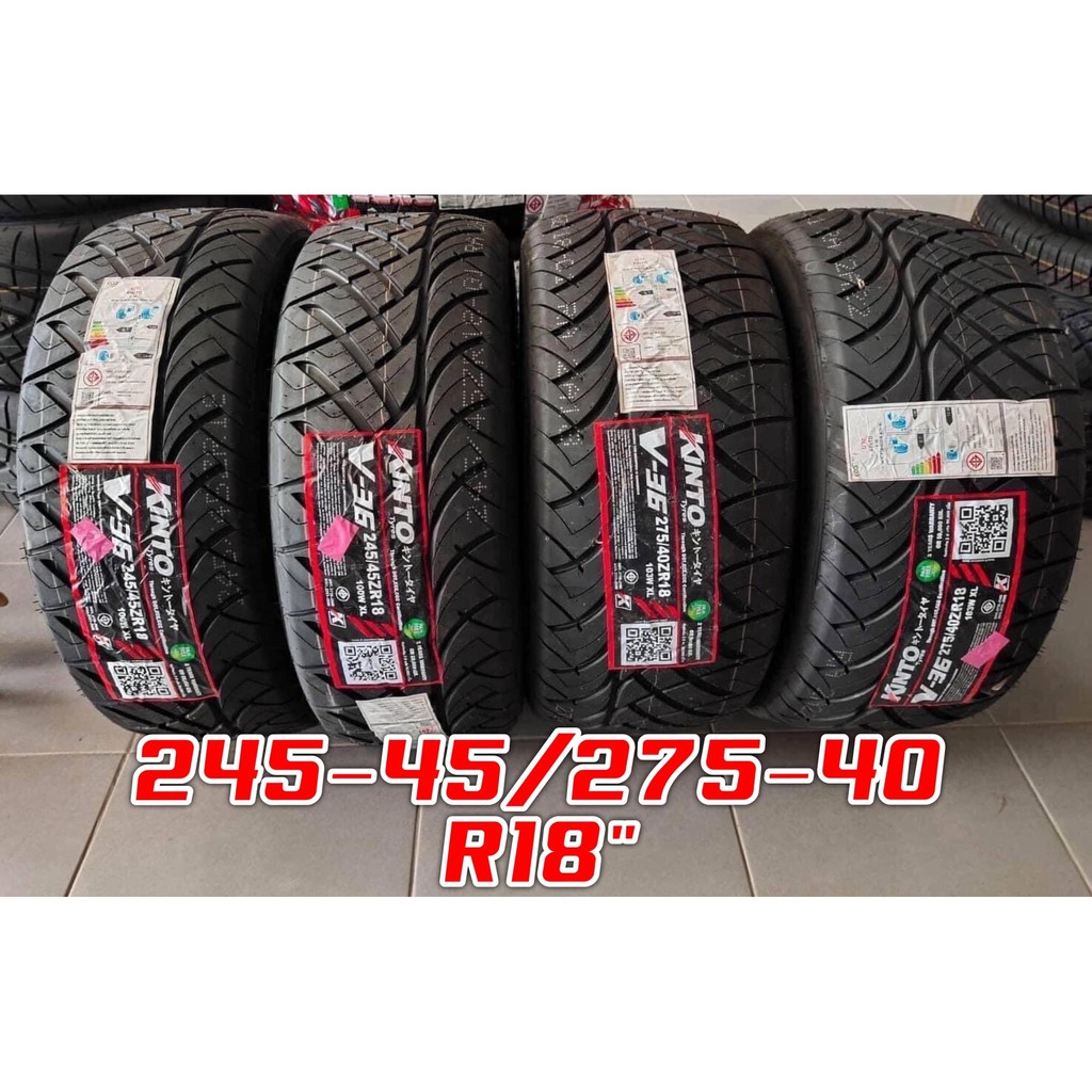 265/60 -255/55 ยาง 245/45 - 275/40 R18 KINTO รุ่นV36 ลาย nitto420 สวย ...