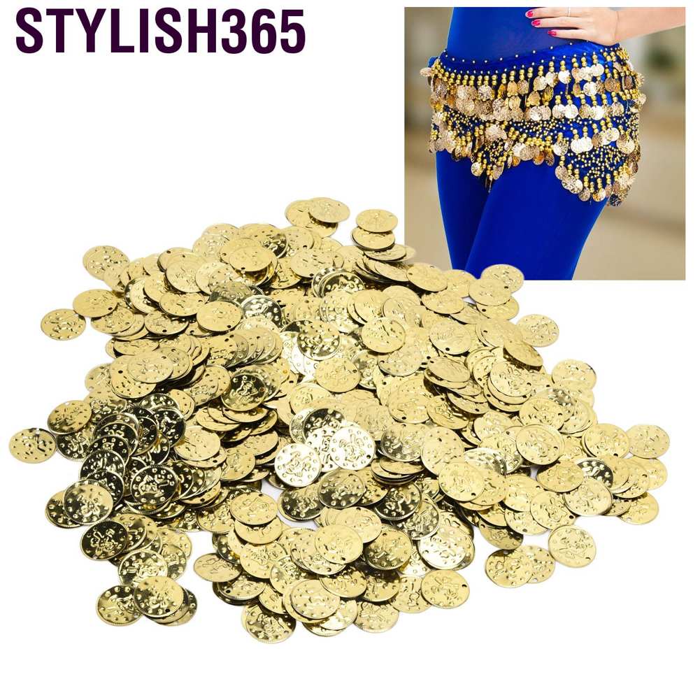 Stylish365 Belly Dance Coins Strong Durable Metal Gold Fine Workmanship ...