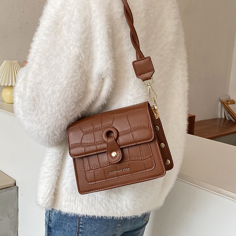 Retro women's one shoulder small square bag for women 2020 new fashion ...