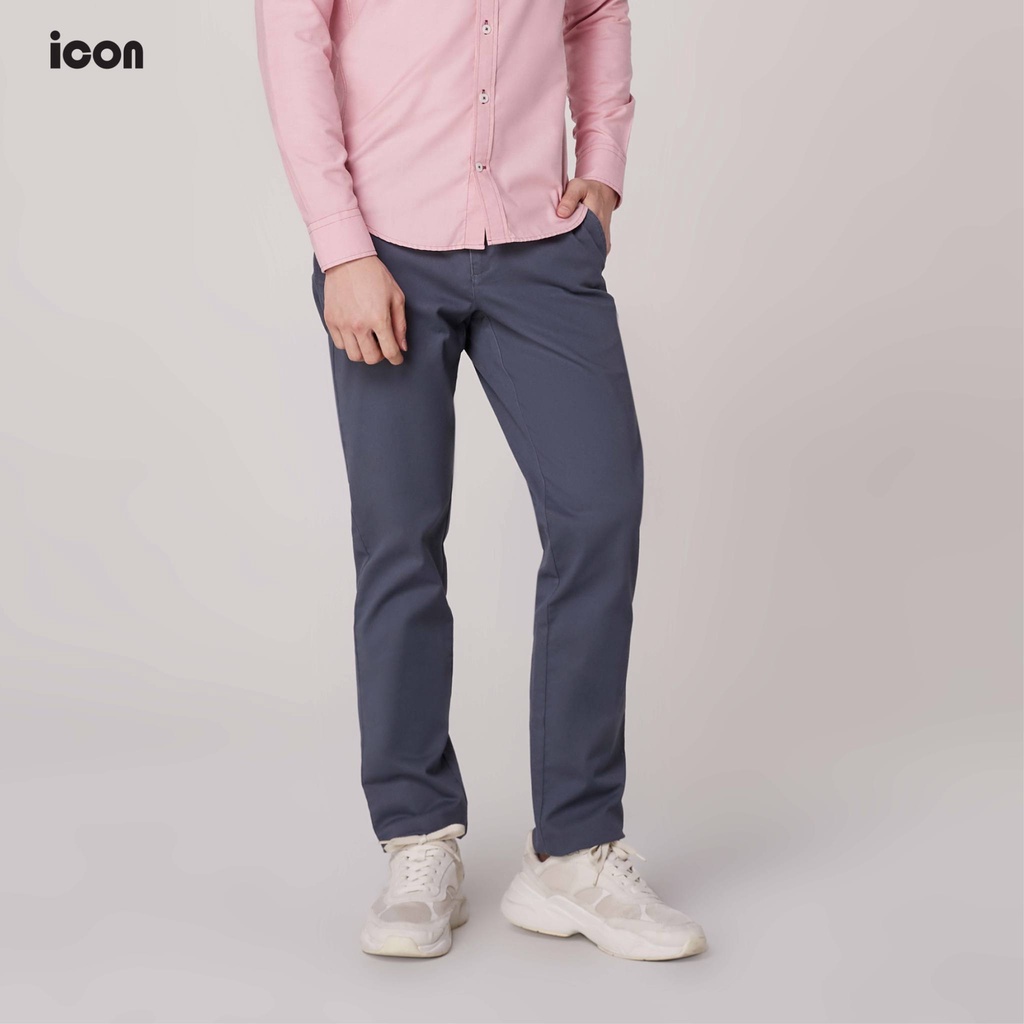 icon (ไอคอน) รุ่นใหม่ กางเกงชิโน่ขายาวผู้ชาย ทรงสลิม มีให้เลือก 5 สี ...