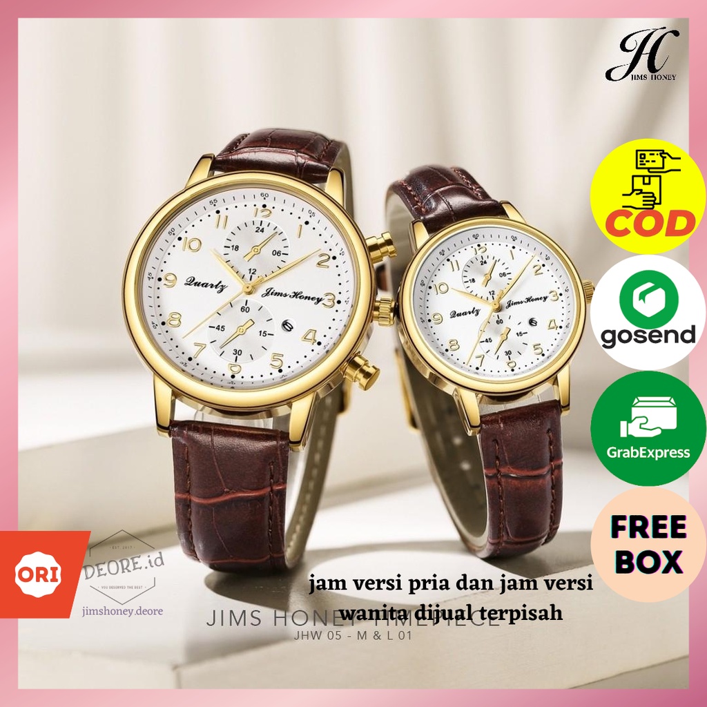 Jims Honey JHW-05 นาฬิกาข้อมือลําลอง แฟชั่นเกาหลี สําหรับผู้ชาย ผู้หญิง - melicious.stuff.th ...