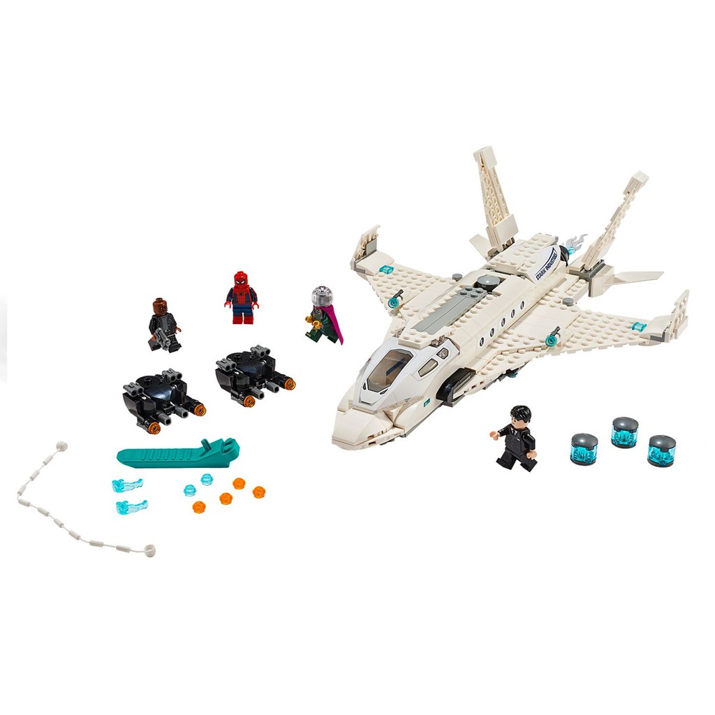 76130 LEGO Marvel Super Heroes Spider-Man Stark Jet and the Drone ...