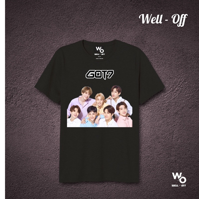เสื้อยืด GOT7 Well - Off T-Shirts วรรคเดียวกัน - r98ws29fds - ThaiPick