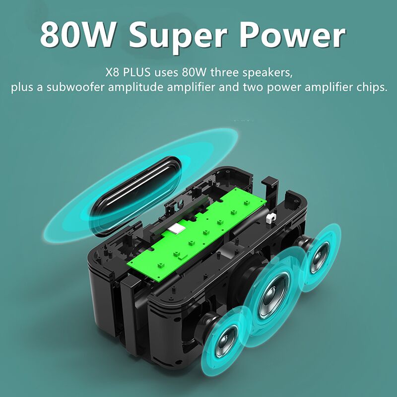 ┅XDOBO X8 Plus 80W Portable Wireless Bluetooth Speaker TWS Subwoofer ...
