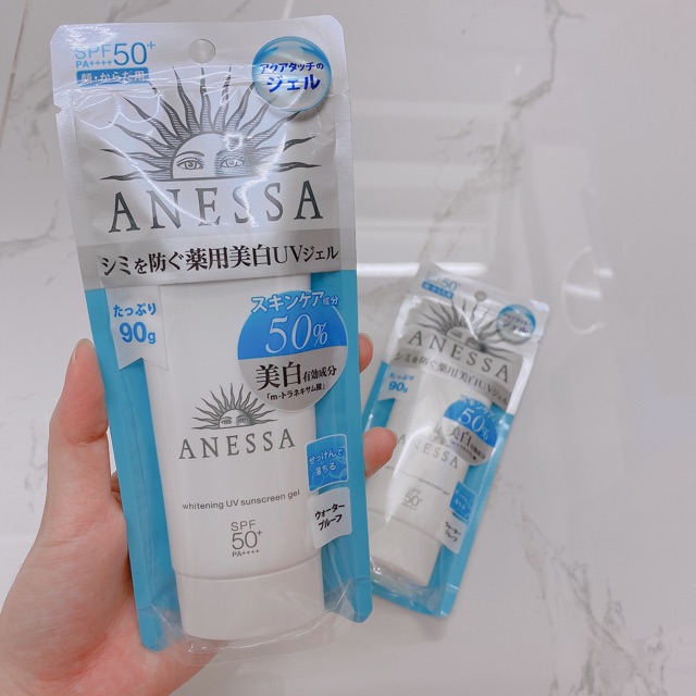 ครีมกันแดด SHISEIDO Anessa Whitening UV Sunscreen Gel SPF50+ PA++++ 90g (สีขาว) - paoplao - ThaiPick