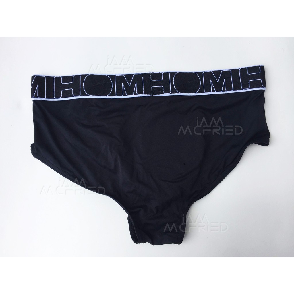 ของใหม่ ของแท้ กางเกงในชาย HOM Soft Midi Microfiber (Brief) Size S สีดำ ...
