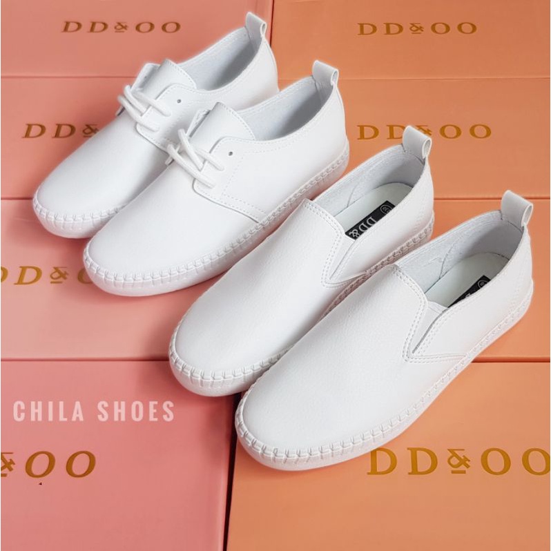 DDOO สลิปออนหนังนิ่มพื้นบาง 6667 - chila_shoes - ThaiPick