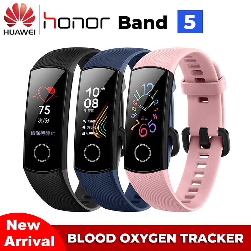 Original Huawei Honor Band 5 สายรัดข้อมือสมาร์ทโฟน Blood oxygen band ...