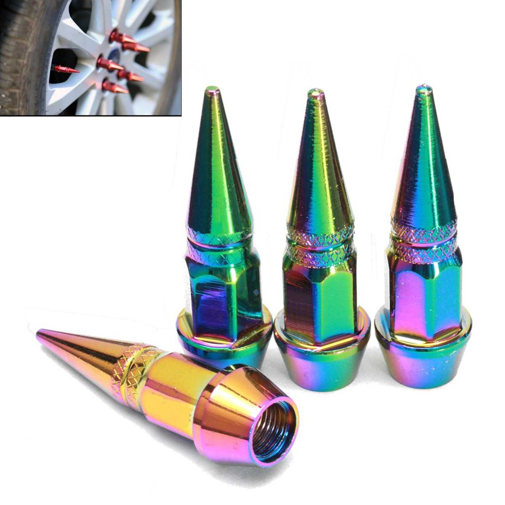 Lid Moto Bicycle Stem-Caps Dust-Covers Spiked-Valve Auto-Accessories ...