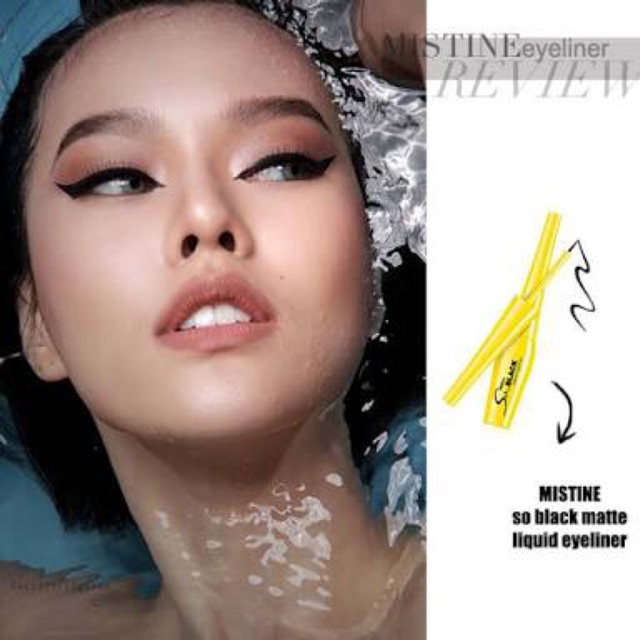 ของแท้ พร้อมส่ง มิสทิน โซแบล๊ก อายไลน์เนอร์ Mistine so black Liquid Eyelinerกันน้ำ - napattaly ...