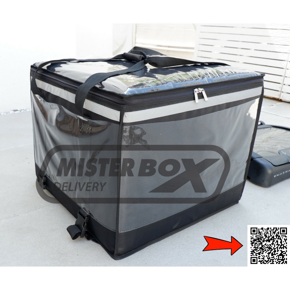 ผ่อน0% กล่องส่งอาหารติดมอไซค์ MISTER BOX DELIVERY 100L กล่องส่งพิซซ่า กล่องเดลิเวอรี่ 1 กล่อง ...