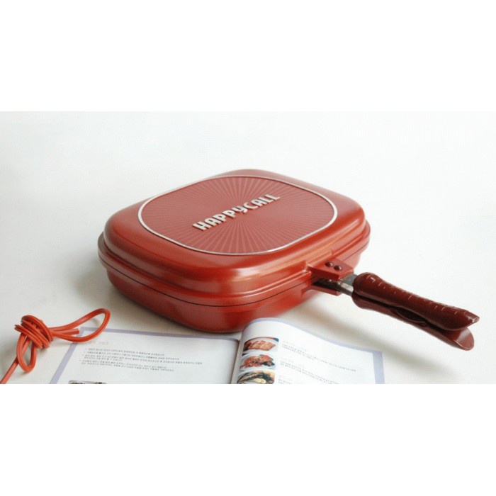 (3000gr) Happy CALL DOUBLE PAN - HAPPY CALL GRILL - HAPPY CALL ORIGINAL ...