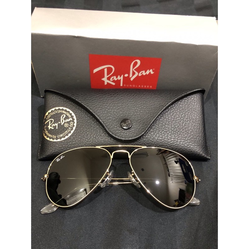 Ray-Ban Aviator RB3025 Gold Frame size 55 - mlltt - ThaiPick