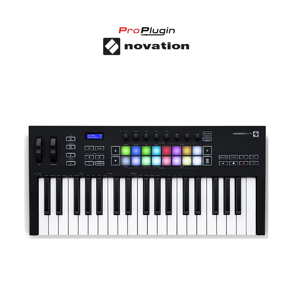 Novation LAUNCHKEY 37 MK3 มิดี้คีย์บอร์ดใบ้ คีย์บอร์ดไฟฟ้า 37 Key แบบ ...