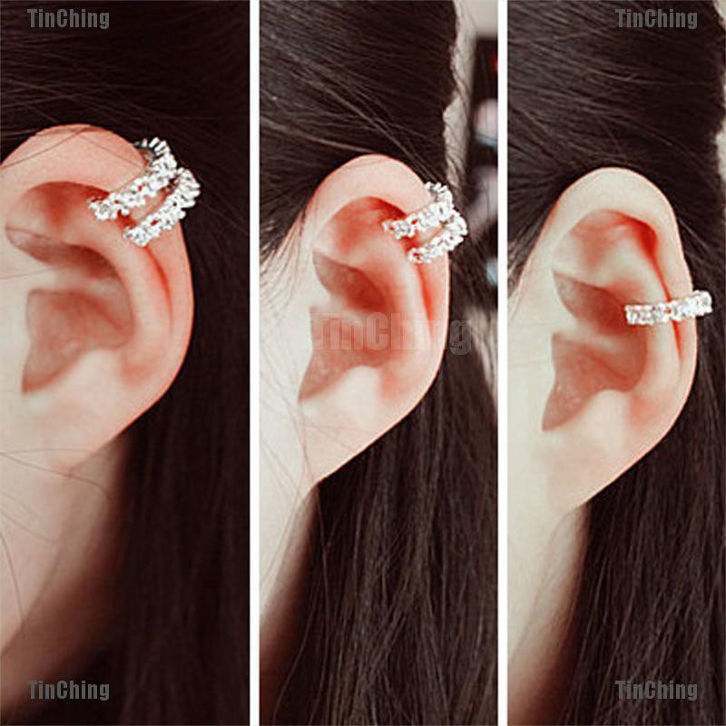 TinChing New Fashion Earrings Ear Cuff Ear Clip Ear Stud Wrap Cartilage ...