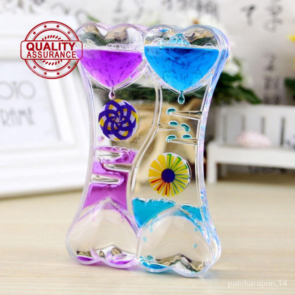 Creative Double Heart Windmill Oil Drop Hourglass Water Oil Leak ...