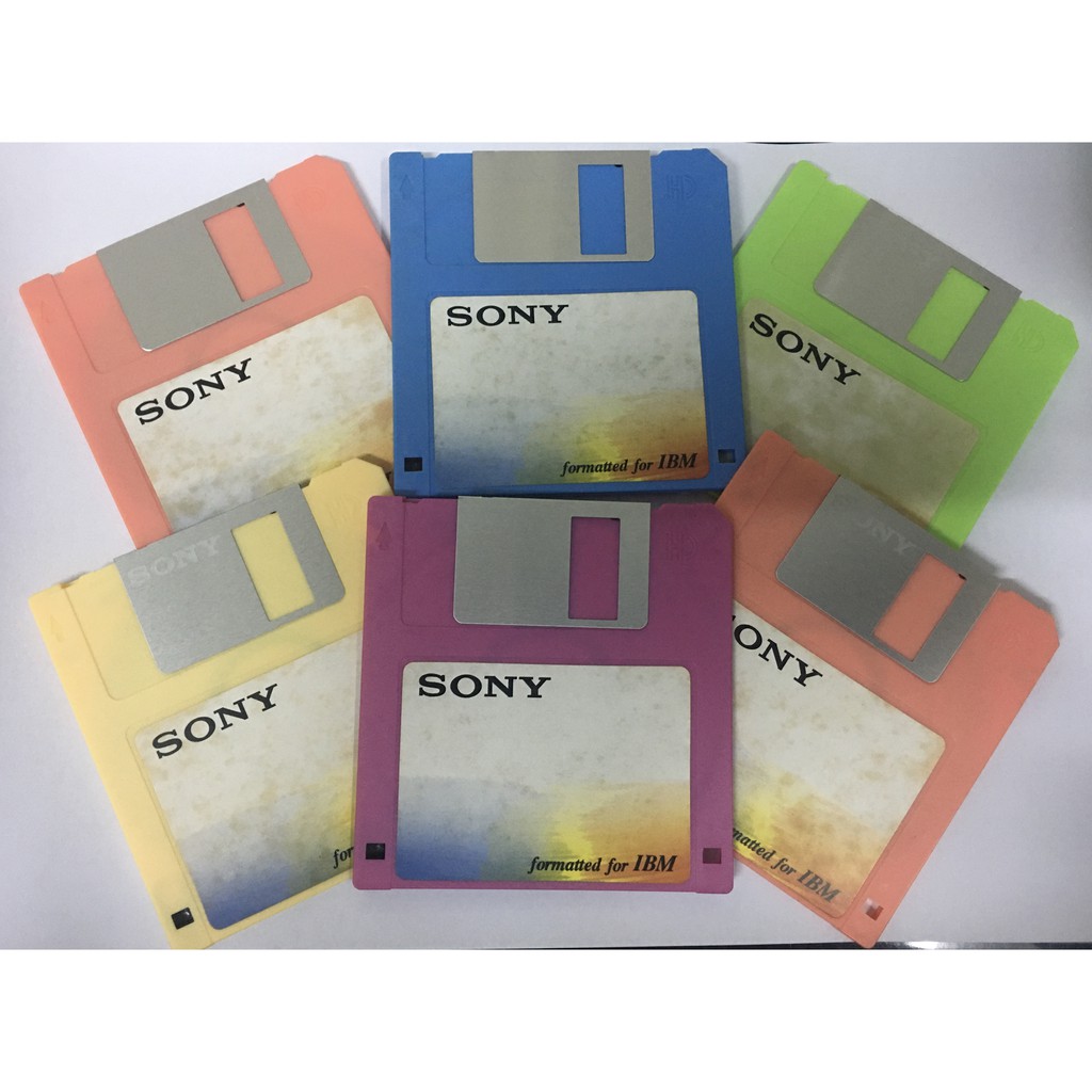 แผ่น Floppy A disk ขนาด 3.5” ขนาดความจำ 1.44 MB ยี่ห้อ Sony [Diskette] | Shopee Thailand