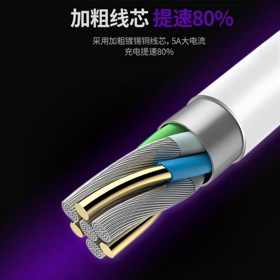 ☃> Bull data cable Android Huawei typec flash fast charge OPPO millet ...