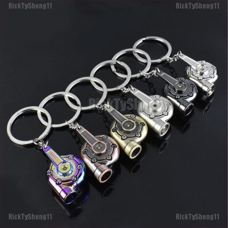 [COD RTS]Portable Mini Spinning Turbo Turbine Keyring Keychain ...