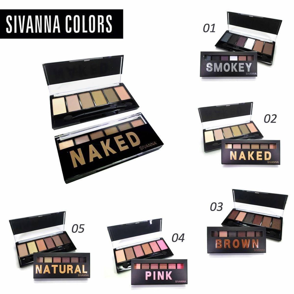 Sivanna Colors 6 Color Eyeshadow Palette | Shopee Thailand