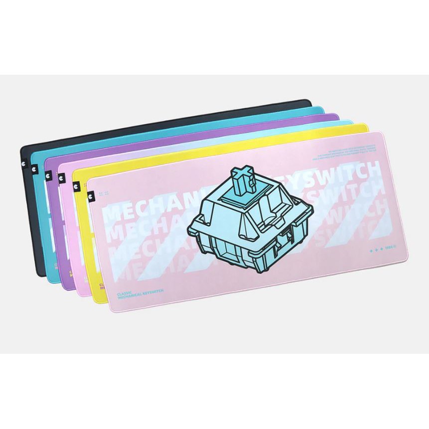 แผ่นรองเมาส์ ลาย สวิตช์คีย์บอร์ด Mechanical Switch Mousepad ผิว Speed - 7uytonl8bk - ThaiPick