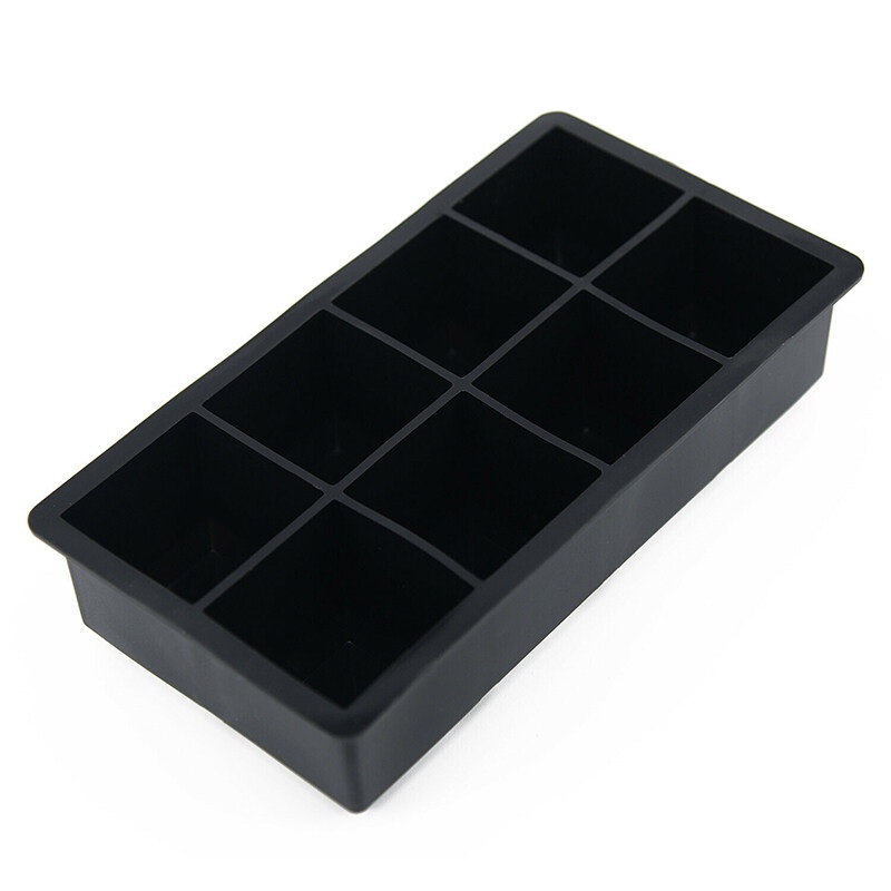 JIANG Big Cube Giant Jumbo Large Silicone Ice Cube Square Maker Tray ...