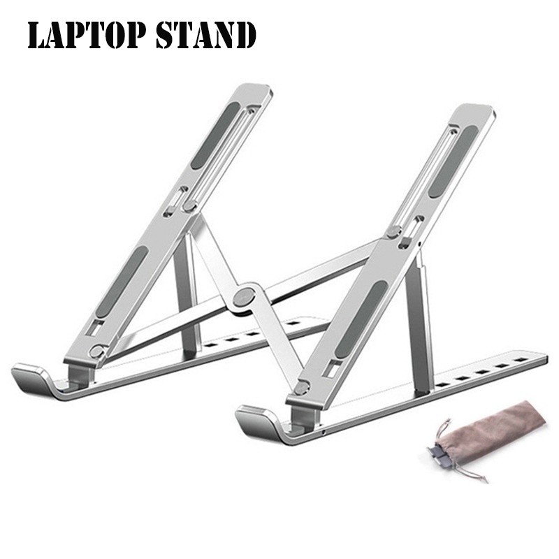 Portable Aluminium Foldable Notebook Laptop Stand Support Laptop Base ...