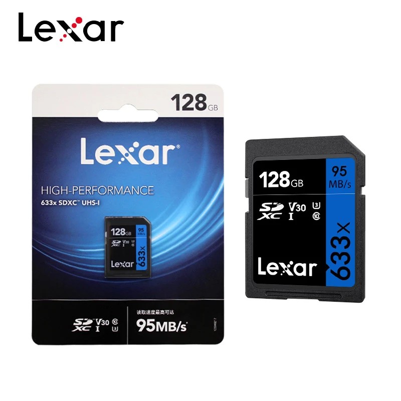 Lexar 633X SD Card 32GB 128GB 64GB 256GB 512GB 16GB Class 10 U1U3 V30 ...