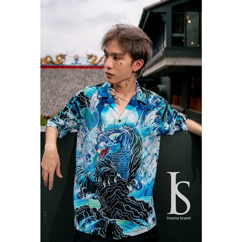OVERSIZED SHIRT รุ่น LIMITED EDITION ลายวาดออกแบบเองเฉพาะของ INSANE ...