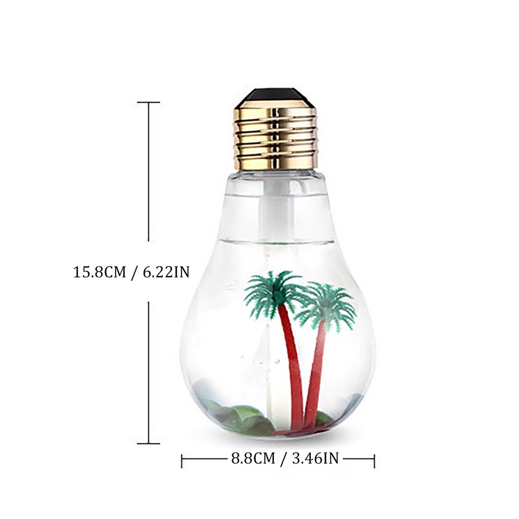Colorful Bulb Humidifier Car Atomizing Water Supply Mini Usb Humidifier ...