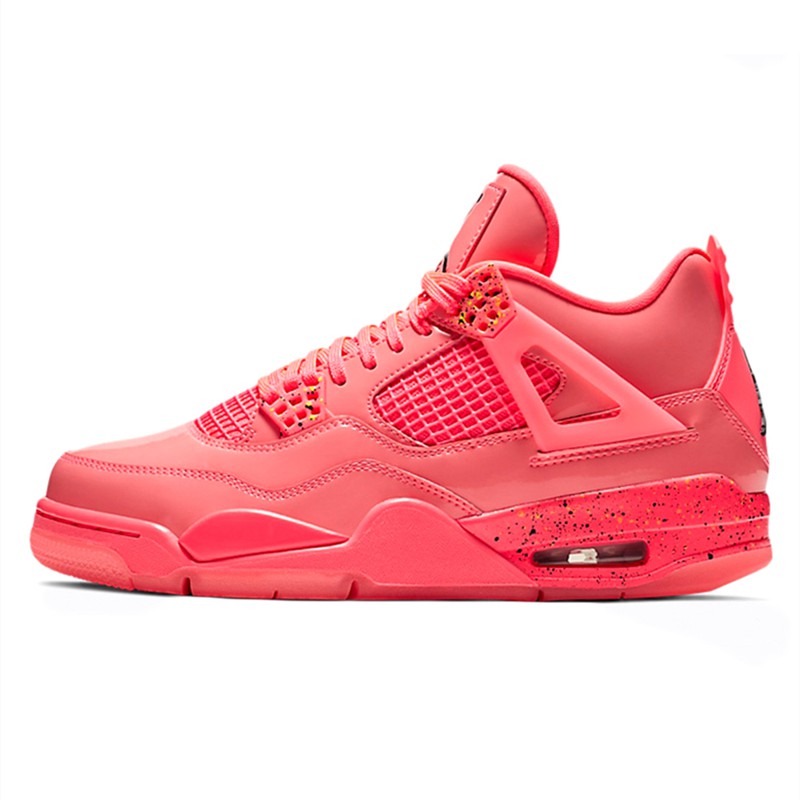 Air Jordan 4 Hot Punch AJ4 Joe4Showy Pink Patent Leather Female ...