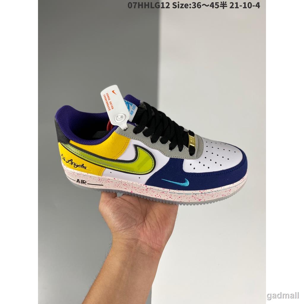 พรีเมียม Nike Air Force 1 AF1 Low What The LA รองเท้าลำลองส้นเตี้ย ...
