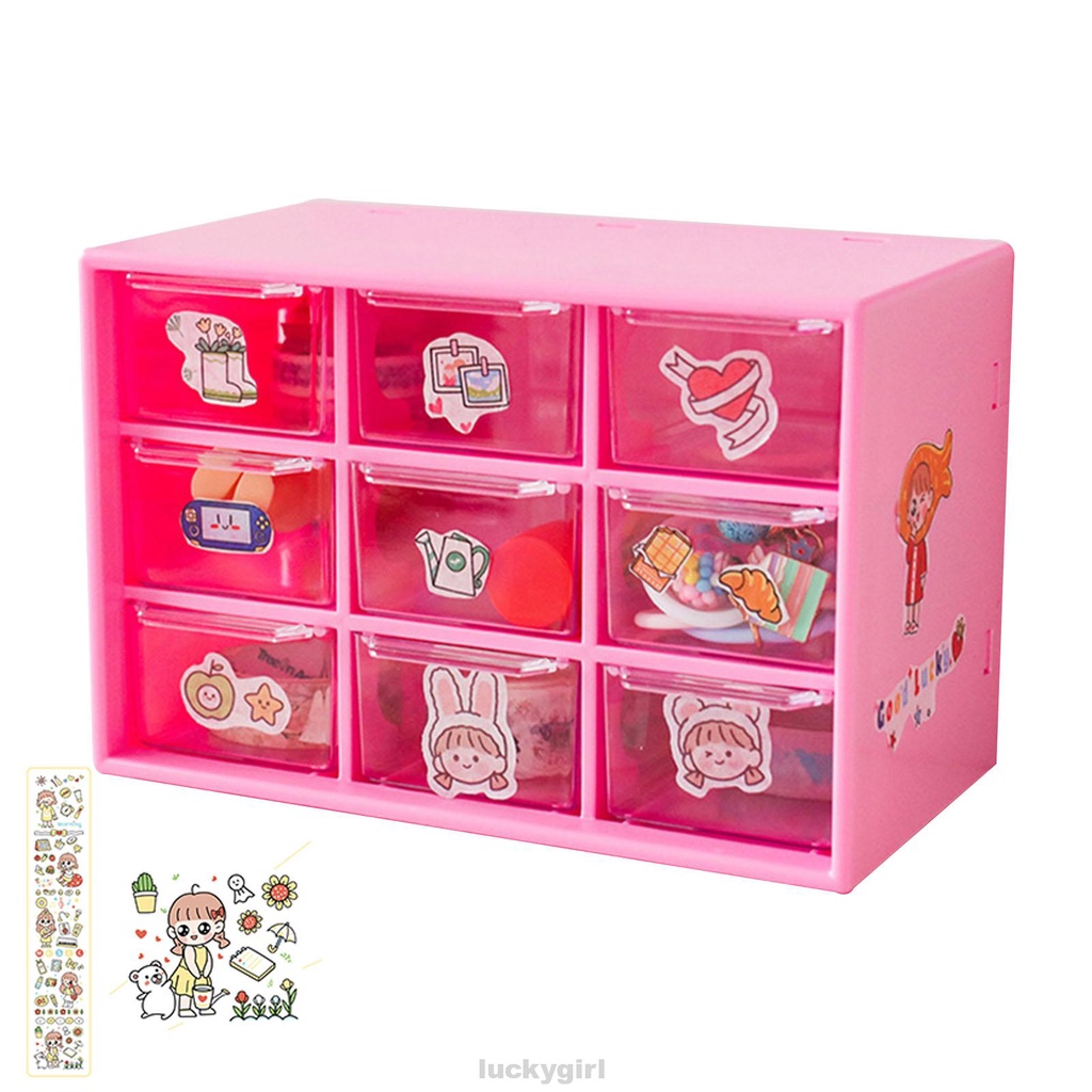 Home Gift Bedroom Multifunction Cosmetic Easy Install With Sticker ...