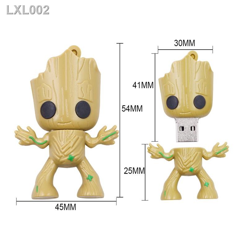 ราคาถูกแฟลชไดรฟ์การ์ตูนแฟลชไดรฟ์ Groot Usb 16 G 32 64 3. 011 ...
