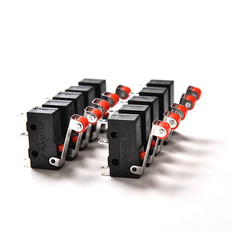 10Pcs Micro-Roller Lever Arm Open Close Limit Switch Kw12-3 Pcb Microswitch - tiarma.th - ThaiPick