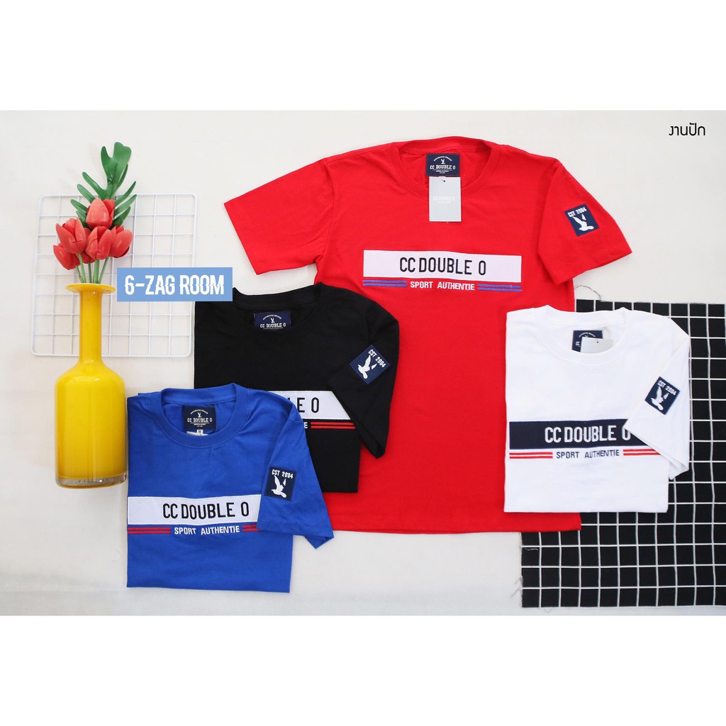 สินค้าขายดีเสื้อยืดงานปัก-งานป้ายCCOO Cotton 100 (SMLXL) No.18 - d_dome_shop - ThaiPick