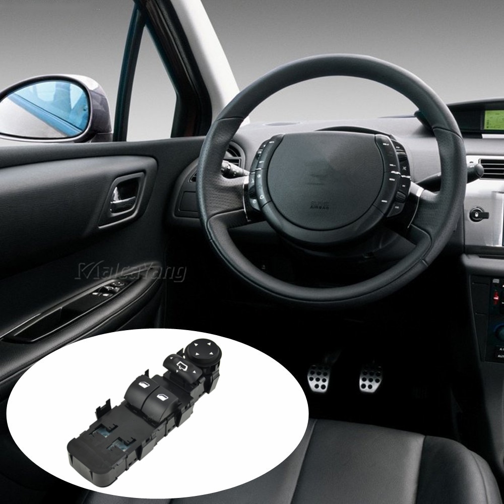 สวิทช์ไฟฟ้าควบคุมหน้าต่างรถยนต์สําหรับ Peugeot 307 Break 2000-2014 307 ...