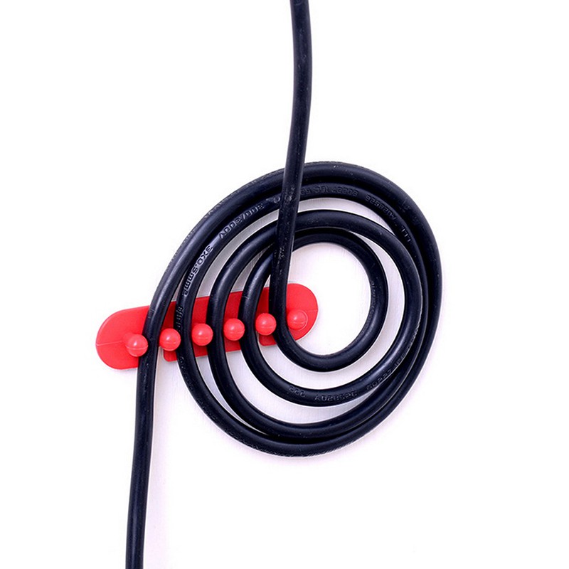 Purpleredto2pc Wall Adhesive Power Plug Holder key Hanger Hook electric ...