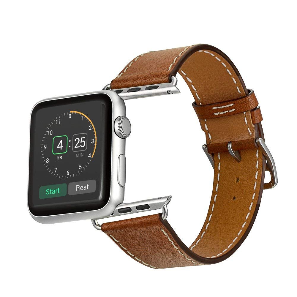 สาย Apple Watch Strap 3840 มม. 4244 มม. หนังนุ่มทนทานสำหรับ iWatch Series SE 654321 5qeJ - u_1lp ...