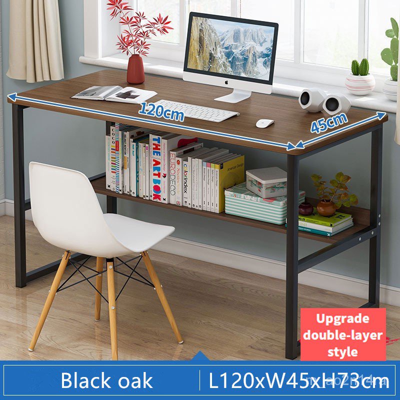 62YP office table/computer desk/study desk/table with bookshelf/meja ...