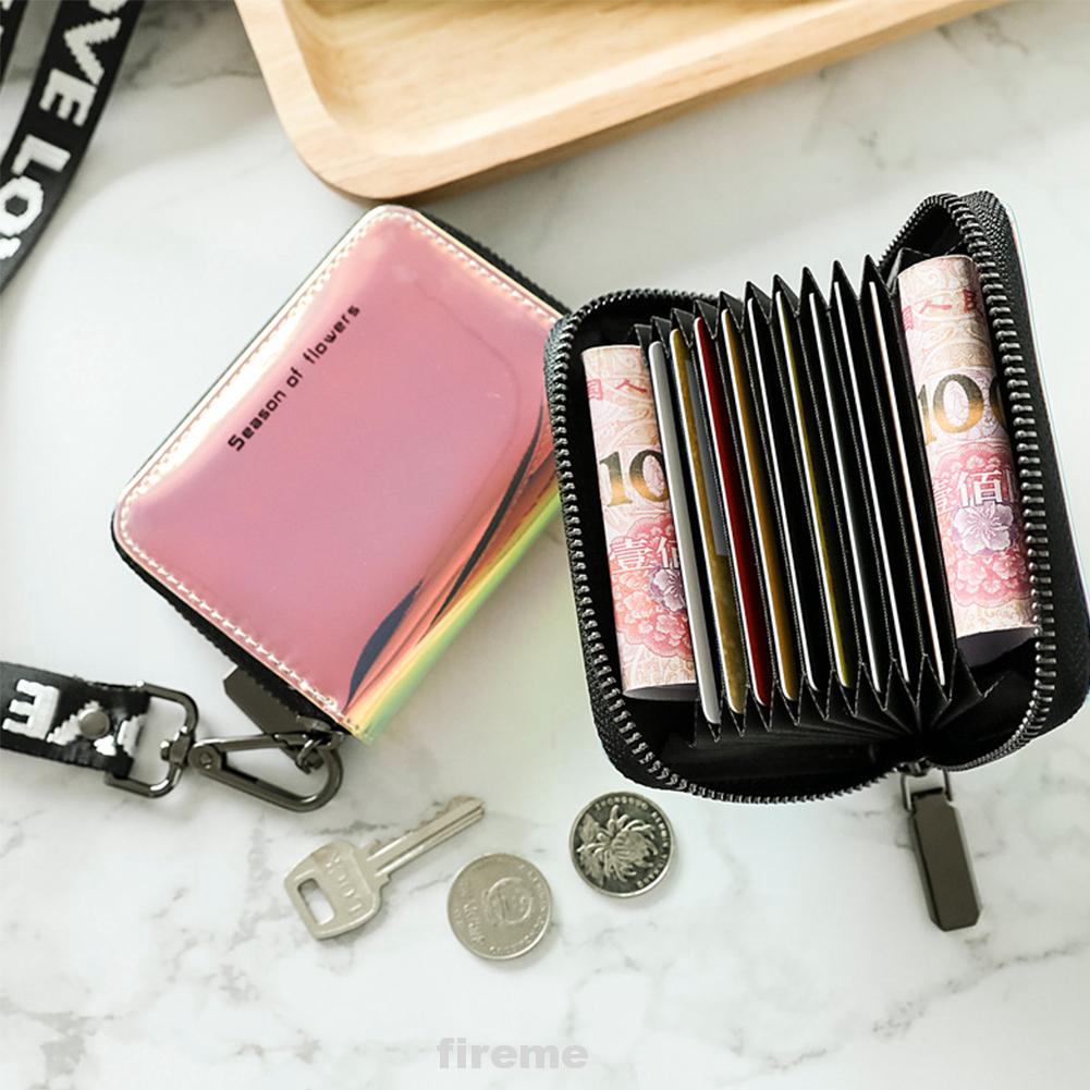 Women Wallet Card Holder Casual Durable Elegant Multiple Slot PU ...