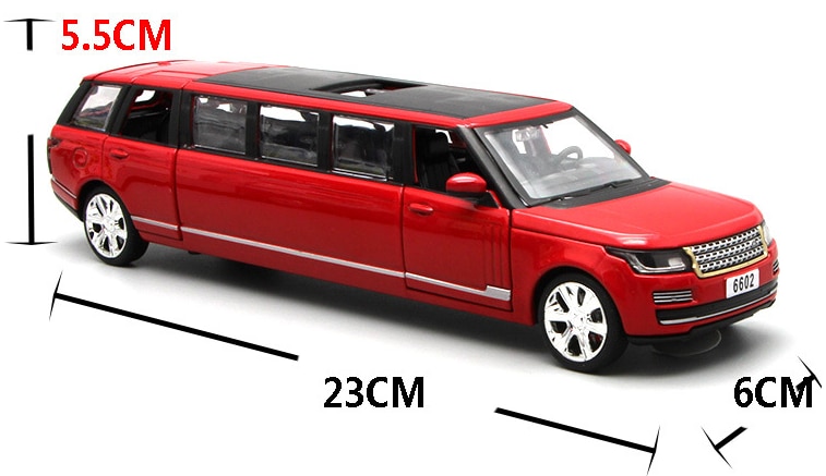 New 1:32 Alloy Stretch Limousine Diecast Car Model Toy With ull Back ...