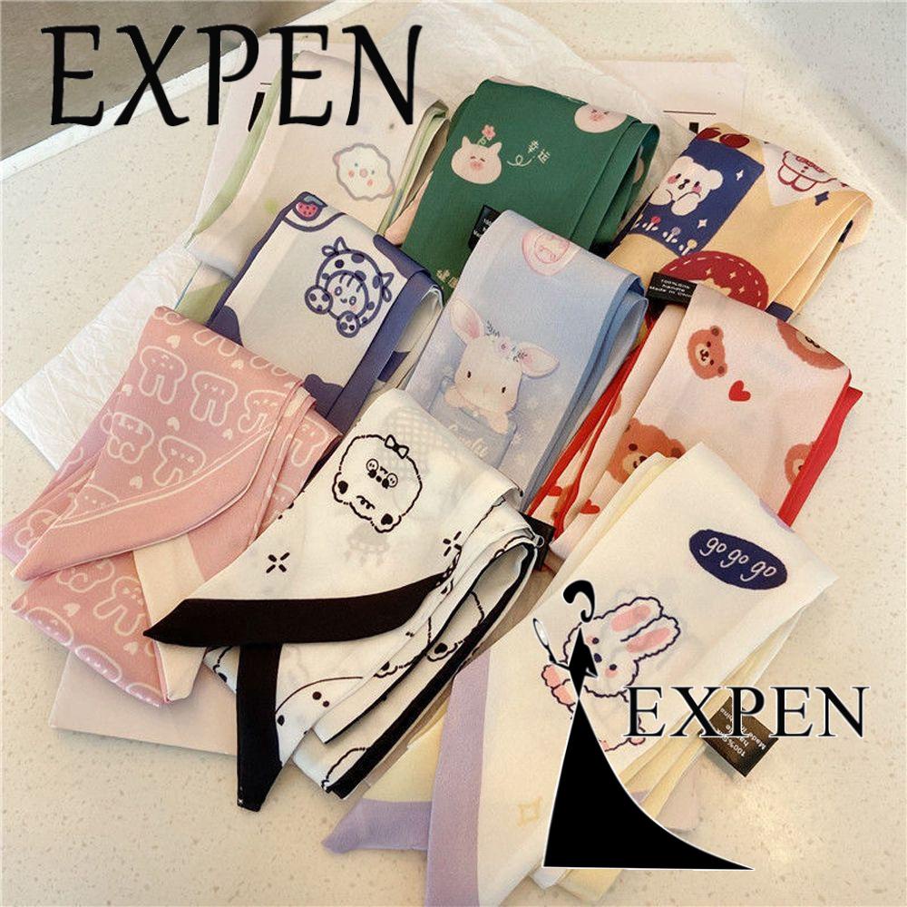 Expen ยางรัดผม ผ้าไหม ลายกระต่าย หมี ฮิญาบ เครื่องประดับ สําหรับผู้หญิง ...