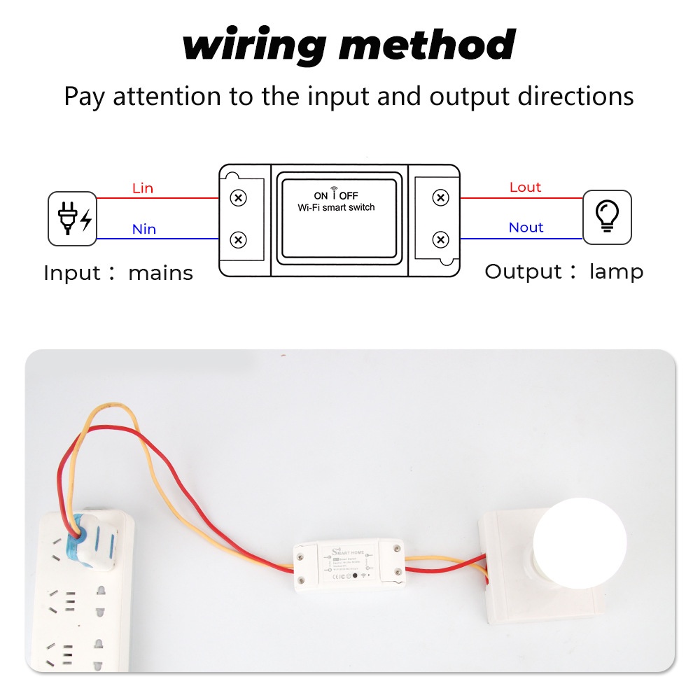 Tuya Wi-Fi DIY Smart Switch สวิตซ์ไฟอัจฉริยะ สวิตช์สั่งงาน ตั้งเวลาผ่าน ...