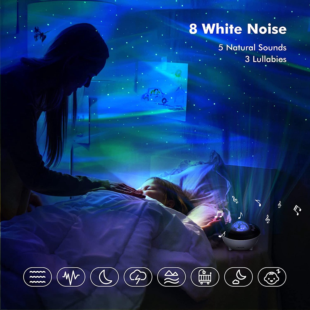 Star Projector LED Galaxy Night Light Lamp Work With Alexa Smart Wifi ...