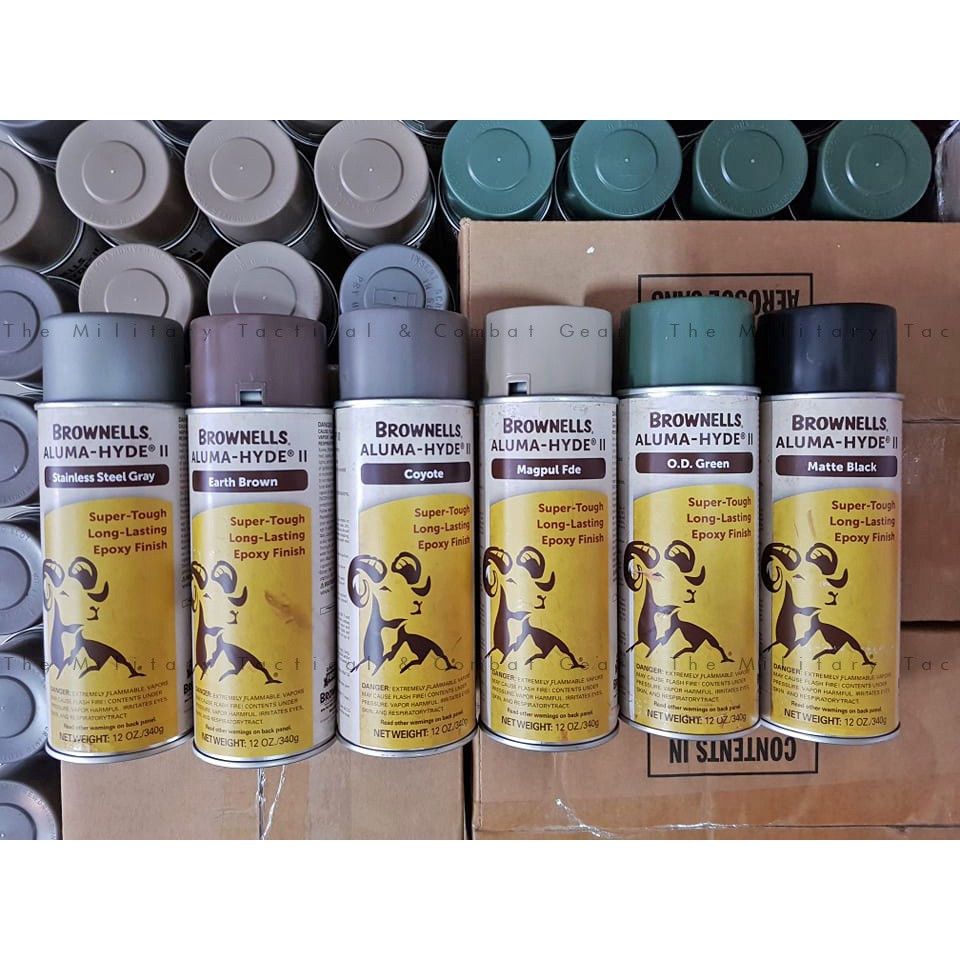 สีสเปร์ยพ่น ชนิดด้าน จาก Brownells USA🇺🇸 สีสเปร์ย สีพ่น ทหาร กองทัพ สี ...